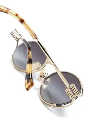 Miu Miu Oval-frame Sunglasses