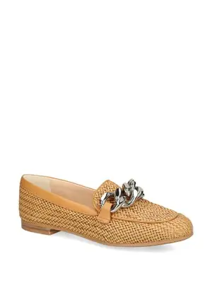 Casadei Hanoi Chain-link Loafers