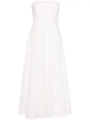 REFORMATION Astoria Strapless Midi Dress