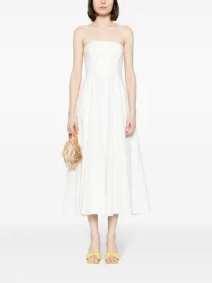 REFORMATION Astoria Strapless Midi Dress