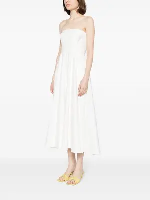 REFORMATION Astoria Strapless Midi Dress