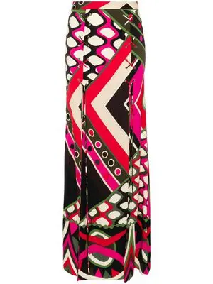 Emilio Pucci Vivara-print Maxi Skirt