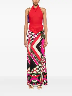 Emilio Pucci Vivara-print Maxi Skirt