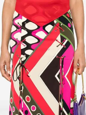 Emilio Pucci Vivara-print Maxi Skirt