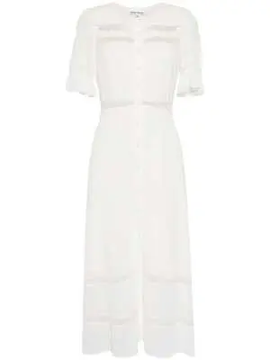 REFORMATION Woodson Midi Dress - Neutrals