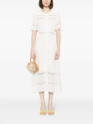 REFORMATION Woodson Midi Dress - Neutrals