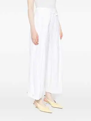 JIL SANDER Poplin Cotton Trousers