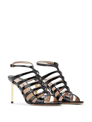 TOM FORD 85mm Crocodile-embossed Leather Sandals