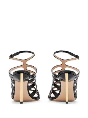 TOM FORD 85mm Crocodile-embossed Leather Sandals
