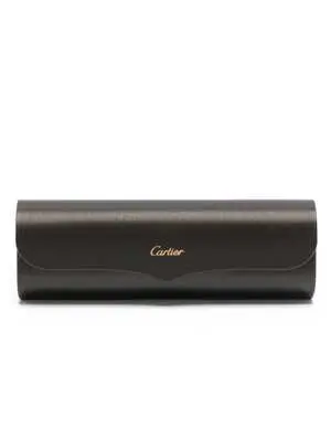 Cartier Oval-frame Sunglasses - Gold