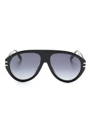 Marc Jacobs 747s Shield-frame Sunglasses - Black