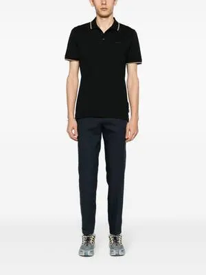 BOSS Logo-embroidered Cotton Polo Shirt