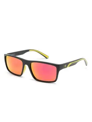 FERRARI Rectangle-frame Mirrored Sunglasses