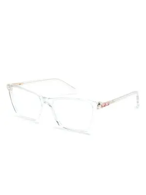 SWAROVSKI Crystal-embellished Square-frame Glasses