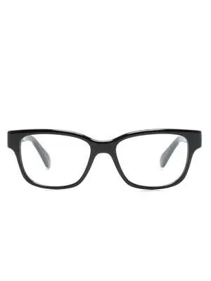 SWAROVSKI Crystal-embellished Square-frame Glasses - Black