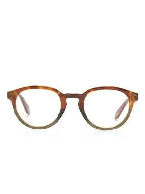 Giorgio Armani Round-frame Glasses - Neutrals