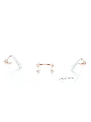 SWAROVSKI Crystal Embellished Rimless Eyeglasses