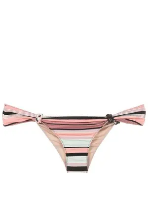 CLUBE BOSSA Rings Striped Bikini Bottoms - Multicolour