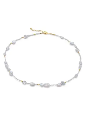Monica Vinader Scatter Pearl Necklace