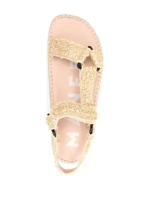 Manebí Yucatan Raffia Espadrille Sandals