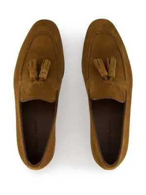 Manolo Blahnik Chester Suede Loafers