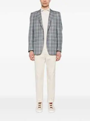 Canali Tartan-pattern Blazer