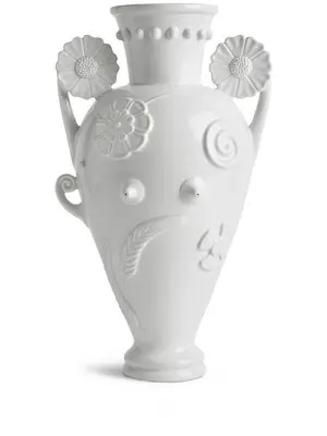 L'Objet Pantheon Persephone Porcelain Vase - White