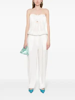 GENNY Pleated Palazzo Pants