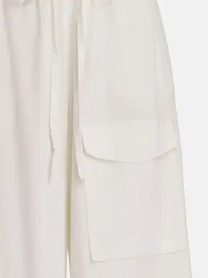 Essentiel Antwerp Fopy Wide-leg Cotton Pants