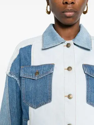 CHIARA FERRAGNI Patchwork Denim Jacket