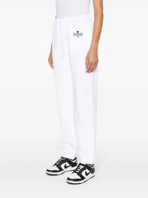 CHIARA FERRAGNI Logo-embroidered Track Pants - White
