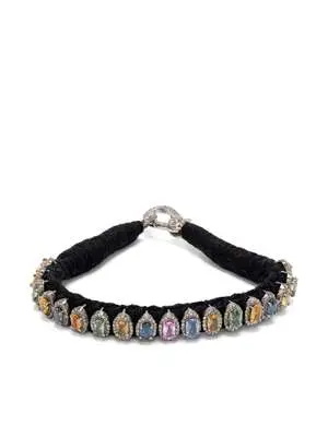 Jia Jia Rainbow Sapphire Bracelet - Silver