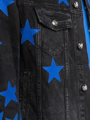 Amiri Chemist Star Denim Jacket - Black