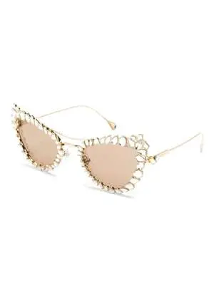 SWAROVSKI Sk7011 Sunglasses - Gold