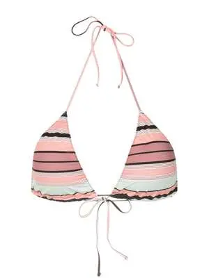 CLUBE BOSSA Aava Striped Bikini Top - Multicolour