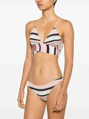 CLUBE BOSSA Niarchos Striped Bikini Bottom - Multicolour
