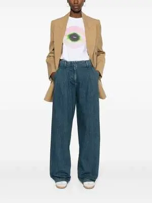 GOLDEN GOOSE Flavia High-waisted Straight-leg Jeans - Blue
