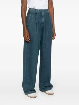 GOLDEN GOOSE Flavia High-waisted Straight-leg Jeans - Blue