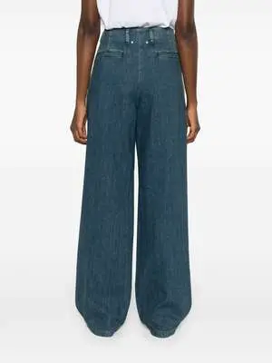 GOLDEN GOOSE Flavia High-waisted Straight-leg Jeans - Blue