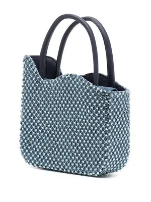 LE SILLA Gilda Rhinestone-embellished Mini Bag - Blue