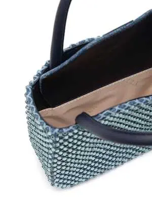 LE SILLA Gilda Rhinestone-embellished Mini Bag - Blue