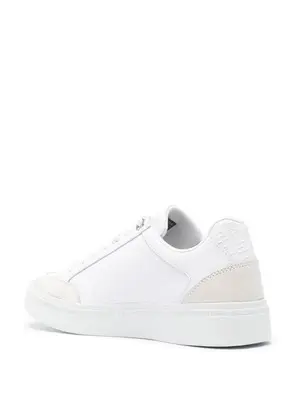 Tommy Hilfiger Embossed Logo Leather Sneakers