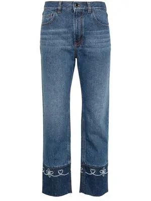 Chloé Masaya Mid-rise Cropped Jeans
