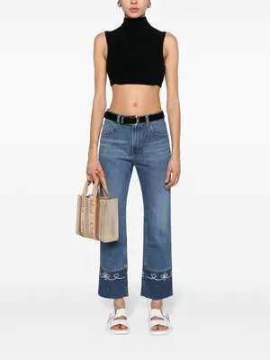 Chloé Masaya Mid-rise Cropped Jeans