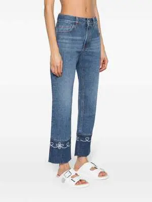Chloé Masaya Mid-rise Cropped Jeans