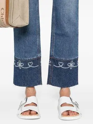 Chloé Masaya Mid-rise Cropped Jeans