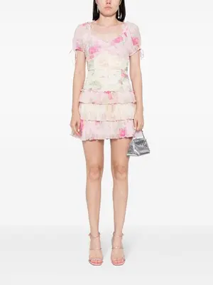 LoveShackFancy Floral-print Minidress