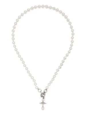VIVIENNE WESTWOOD Aleksa Orb Pearl Necklace
