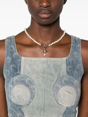 VIVIENNE WESTWOOD Aleksa Orb Pearl Necklace