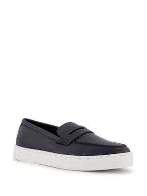 Manolo Blahnik Ellis Leather Loafers - Blue